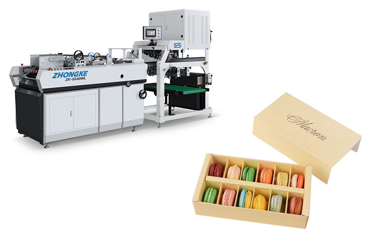 Multi Function Sweet Box Making Machine Automatic Glue Spraying System